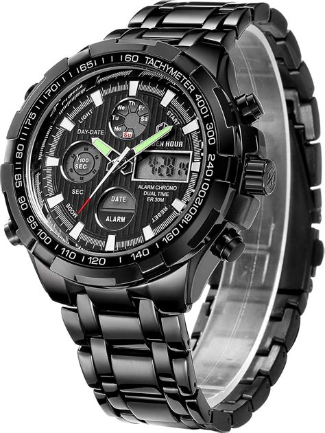 Reloj Deportivo De Pulsera Analógico Y Digital De Cuarzo Para Hombre