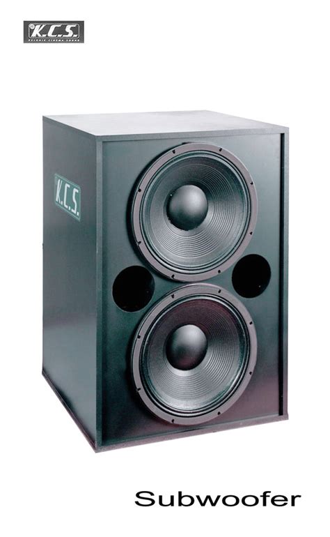Artsound K Кинозвуковое оборудование Сабвуферы Kcs НЧ Kcs C