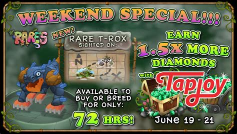 Rare T Rox My Singing Monsters Wiki Fandom