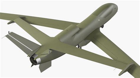 3d Model High Altitude Long Endurance Patrol Uav Rigged For Maya 3d