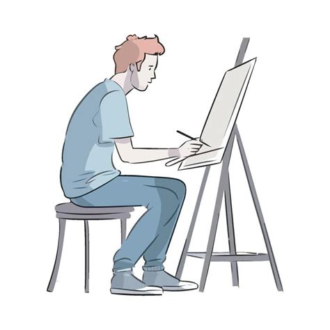 Persona Dibujando Vectores Iconos Gráficos Y Fondos Para Descargar Gratis