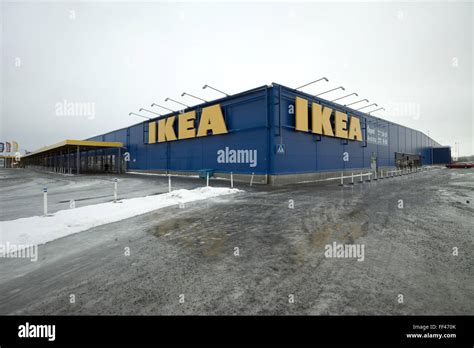 Haparanda Sweden 09th Feb 2016 A Store Of Swedish Corporation Ikea In Haparanda Sweden 09