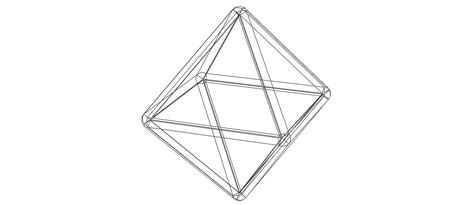 Wireframe Shape Octahedron 3d Model By Mranycad