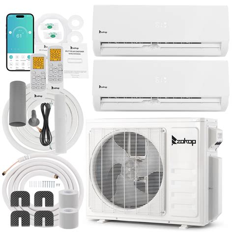 Ktaxon 2 Zone 900012000 Btu Mini Split Acheat System 19 Seer Dual