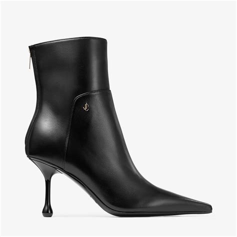 Cycas Ankle Boot 80 Black Nappa Leather Boot Jimmy Choo