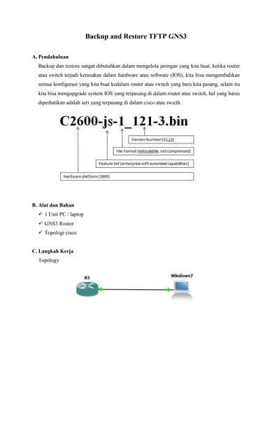 Backup And Restore Tftp Gns3 Pdf