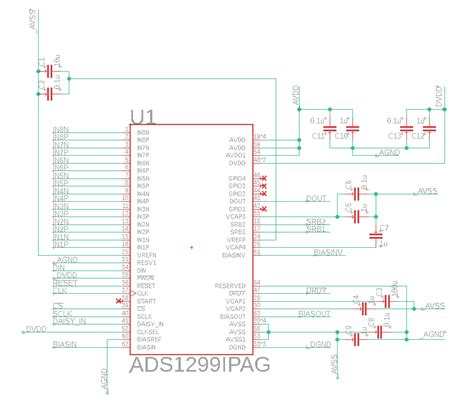Ads1299 Ads1299 Bipolar Mode 25v Signal Clipping Due To Faulty Vrefp To Vrefn