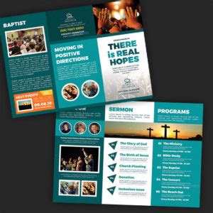 18 Church Brochure Templates For Modern Churches Designercandies