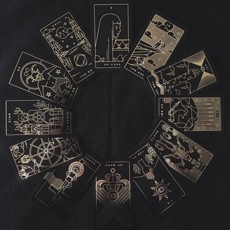 Pin By Cerva On Olivier Golden Thread Tarot Modern Tarot Deck Tarot