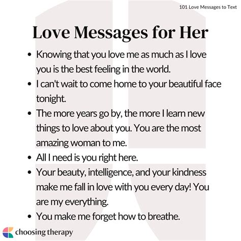 101 Love Text Messages To Melt Their Heart