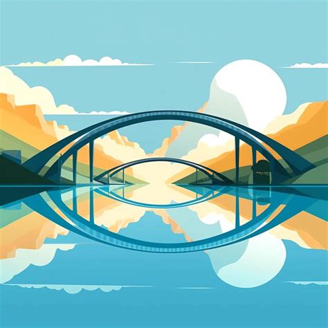 Premium Ai Image Design Of Bridge