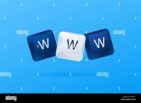 Word Written With Computer Keyboard Buttons World Wide Web