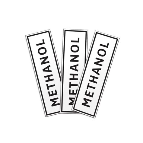 Methanol Label