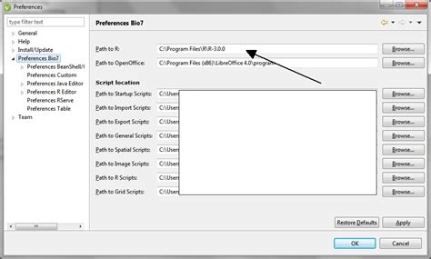 Bio7 R 300 Update On Windows Bio7