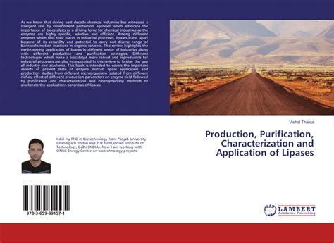 Pdf Production Purification And Characterization Of Lipase