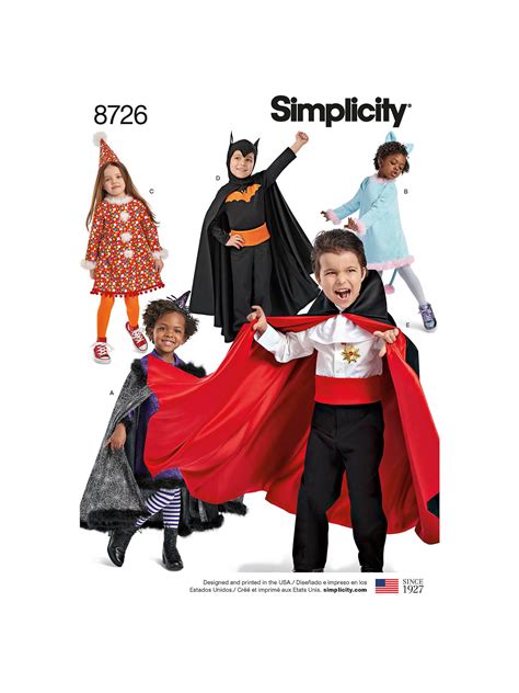 Halloween Costumes Patterns Simplicity Pattern Tips Archive