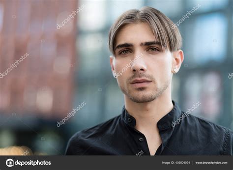 Portrait Of A Gay Man Member Of The Lgbtq Community Stock Photo