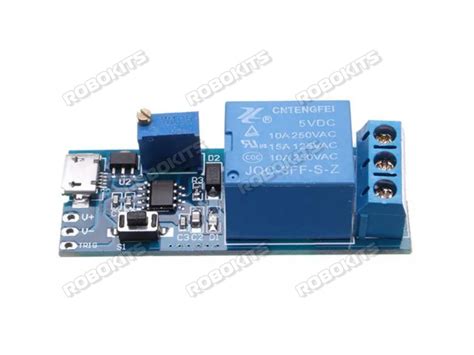 Wide Voltage 5v 30v Trigger Delay Timer Relay Conduction Relay Module With Time Delay K7 Switch