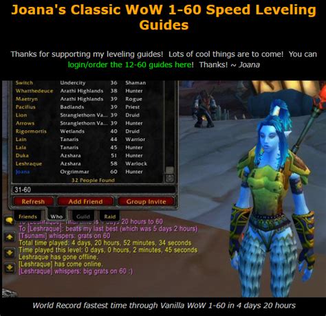 Wow Classic Alliance Leveling Guide Horde Yoiki Guide