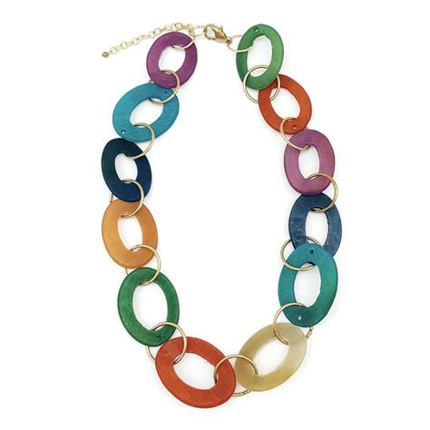 Anju Omala Rainbow Collection Short Necklace Girl Intuitive