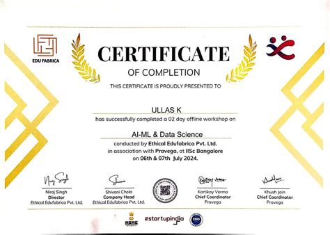 Ullas K On Linkedin Iisc Aiml Datascience