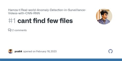 Cant Find Few Files · Issue 1 · Hamza T Real World Anomaly Detection In Surveillance Videos