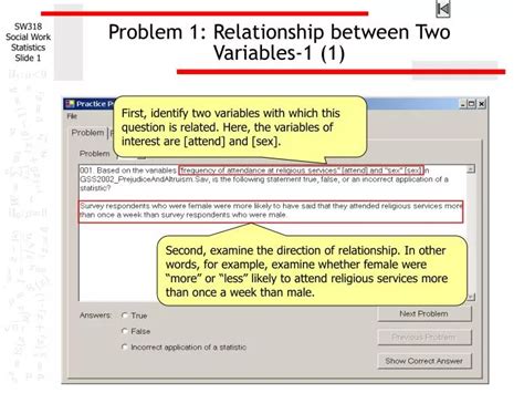 Ppt Problem 1 Relationship Between Two Variables 1 1 Powerpoint