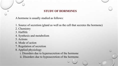 Hormonal Cascade System Involving Hypothalamus Ppt