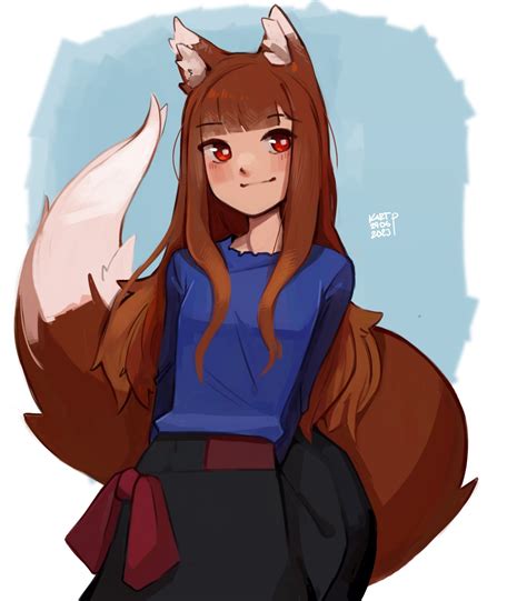 Holo Spice And Wolf Drawn By Kartprowler Danbooru