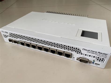 Mikrotik Cloud Core Router CCR1009 8G 1S 1S PC Computers Tech Parts Accessories