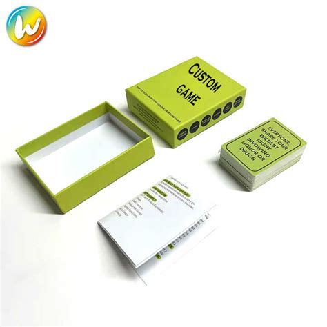Custom Printing Logo Blank Card Game Decks Couples Game Date Night Sex