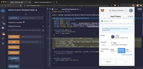 Make Request Using Your Solidity Smart Contract Geeksforgeeks