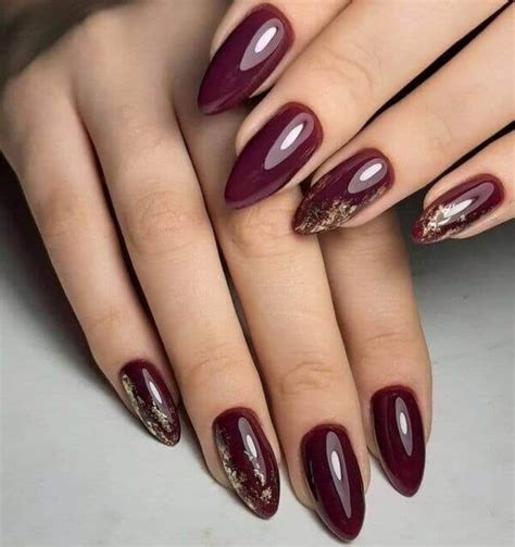 Идеи бордового маникюра Красивые ногти Дизайнерские ногти Бордовые