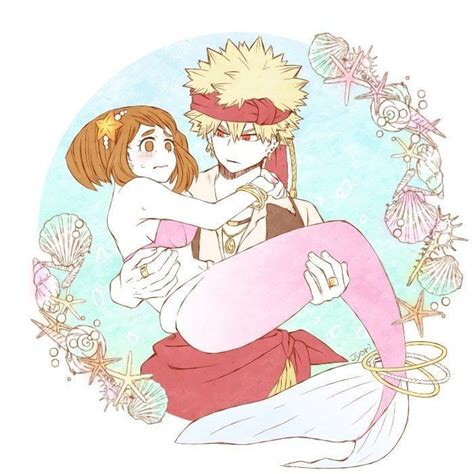 Bakugou Katsuki × Uraraka Ochako Hero Academia Characters Anime Love