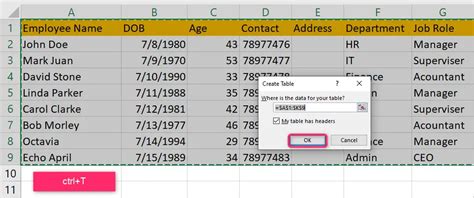 How To Create Employee Database In Excel Easy Guide Excel Wizard
