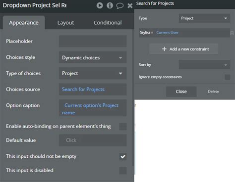 linking newly created requests to a project in workflow need help