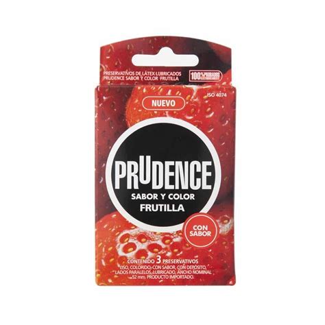Preservativos Prudence Frutilla X3 Say Yes Chile Sex Shop