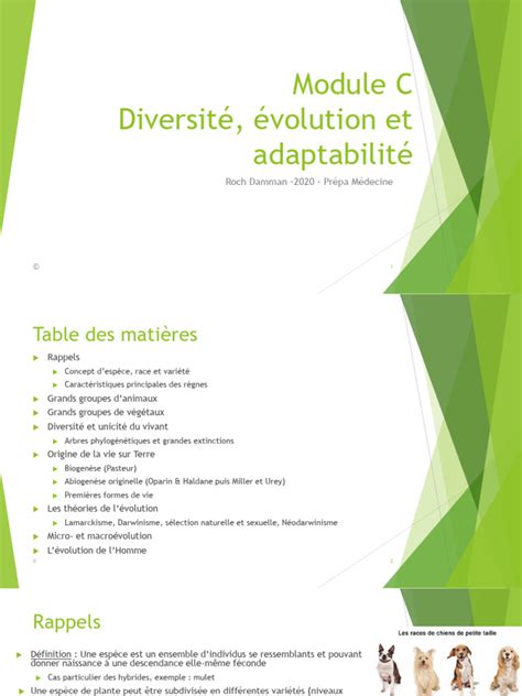 Bio Module C Evolution Pdf