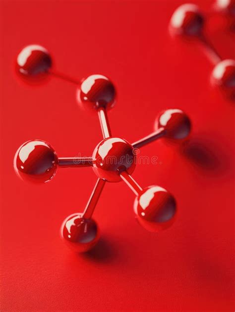Red Spheres On Red Surface Stock Image Image Of Chemistry 374315503