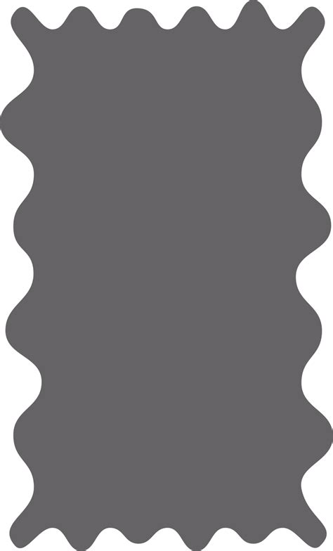 Y2k Squiggle Frame Zigzag Wavy Border For Story Rectangle Serrated Retro Groovy Shape Cute