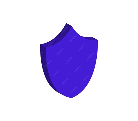 Premium Vector Three Dimensional Shield