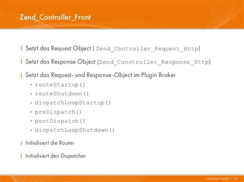 Request Lifecycle Im Zend Framework