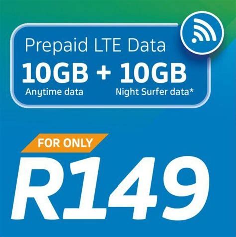 Prepaid Lte Data 10gb 10gb Offer At Telkom