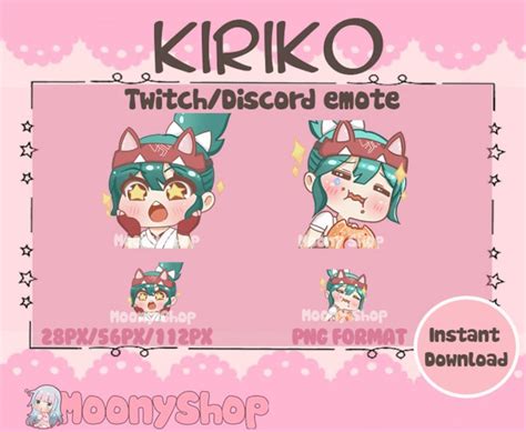 Kiriko Kitsune Overwatch 2 Game For Streaming Twitch Discord Emote Etsy