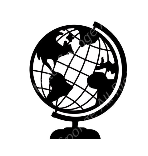 Globe World Big Sizes Art Craft Reusable Mylar Stencil Or Self Adhesive