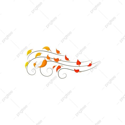 흰색 배경에 고립 된 만화 스타일의 가을 바람 아이콘 미술 노랑 편물 Png 일러스트 및 벡터 에 대한 무료 다운로드 Pngtree