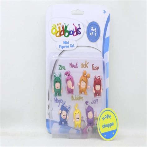 Jual Free Ongkir Oddbods Mini Figurine Set Original One Animation