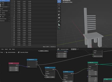 geometry nodes delete mesh line verts based on the offset blender