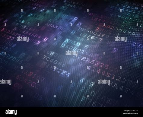 Technology Concept Binary Code Digital Background Stock Photo Alamy