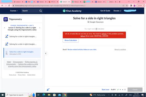 Ran Into A Error Khan Academy Help Center